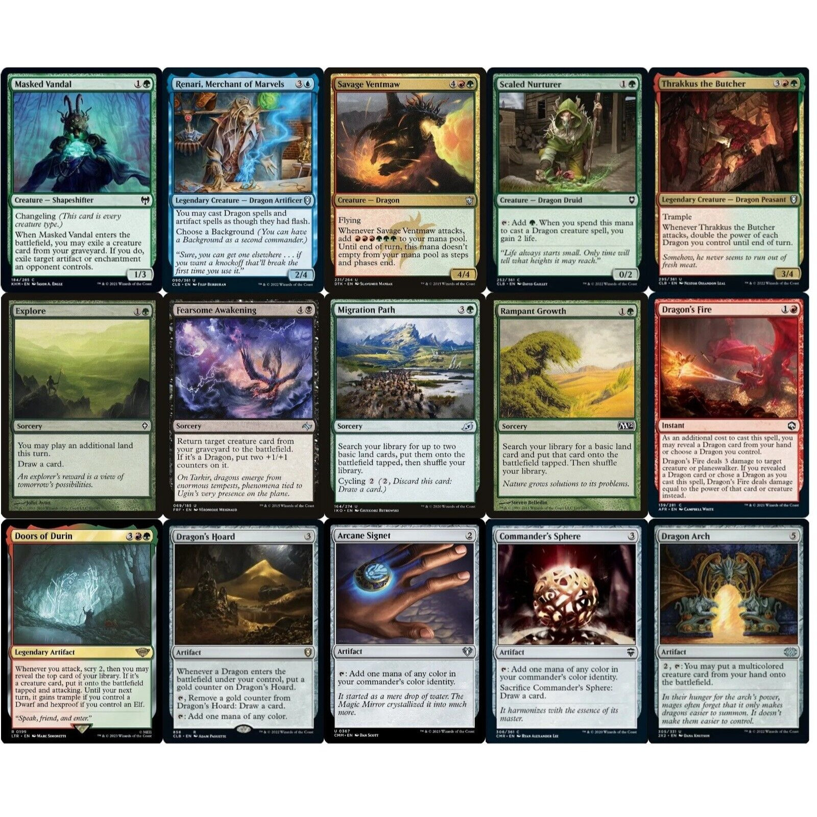 Elite Commander Dragon Deck - Ur-dragon - Cedh EDH - Powerful - 100 ...