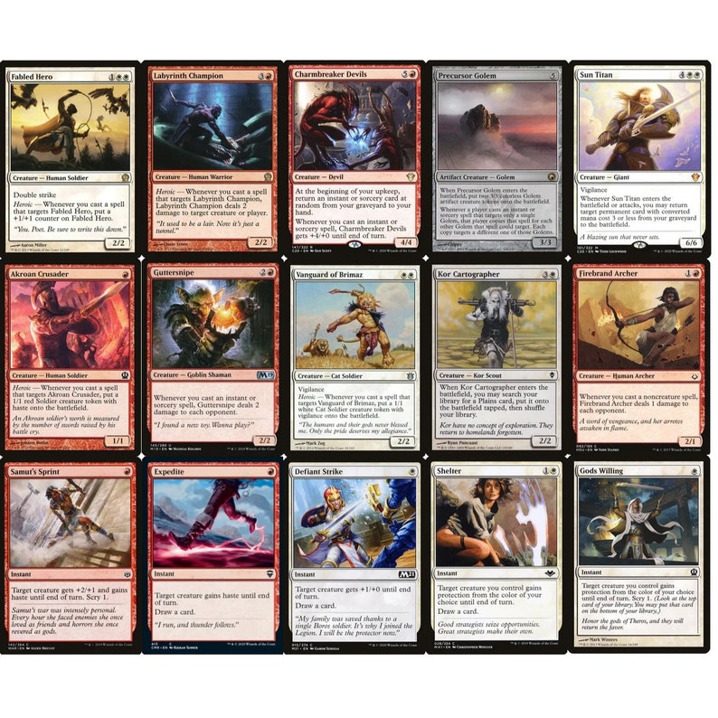 ELITE Feather, the Redeemed Commander Deck EDH Red White Aggro Boros MTG - Etsy