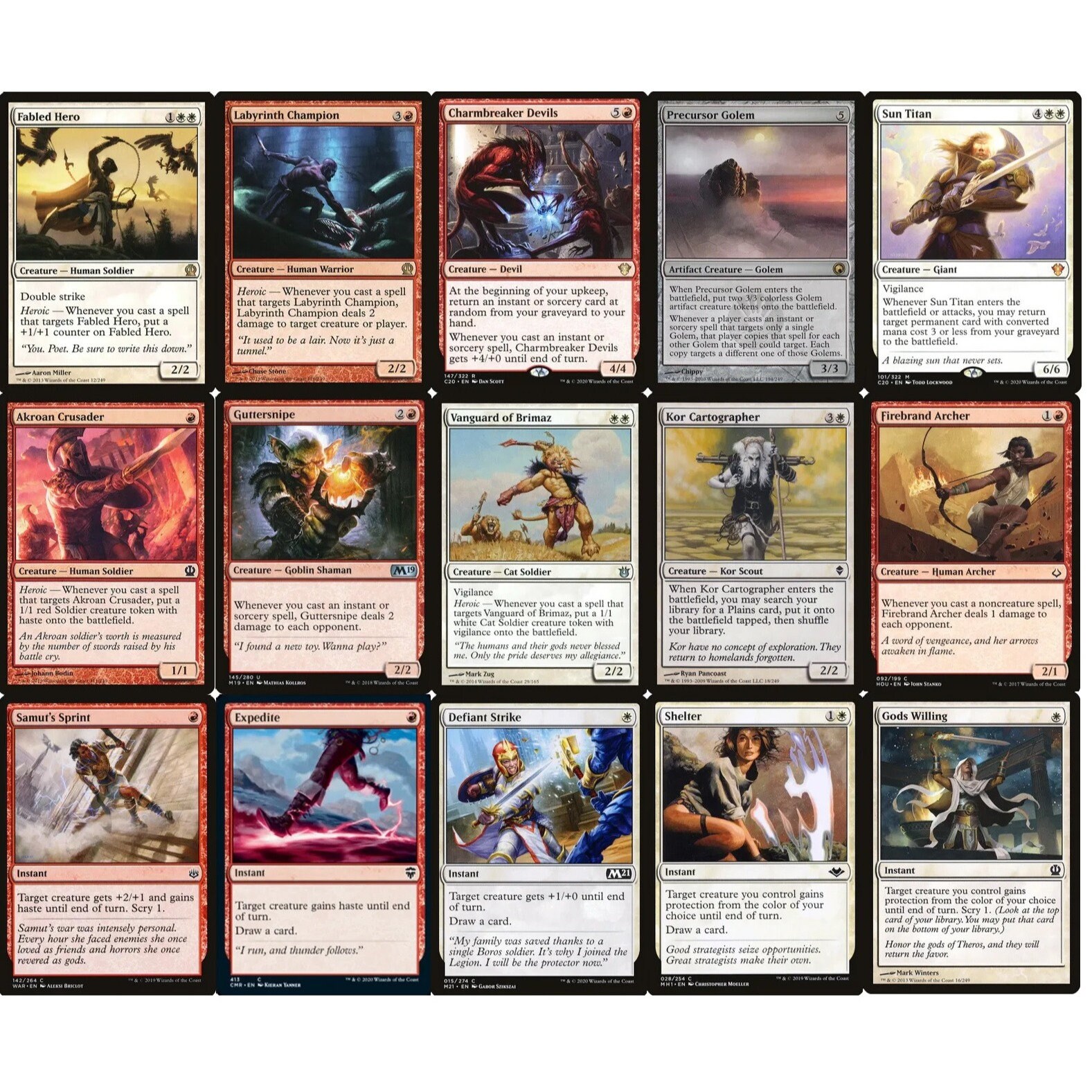 ELITE Feather, the Redeemed Commander Deck - EDH - Red White Aggro ...