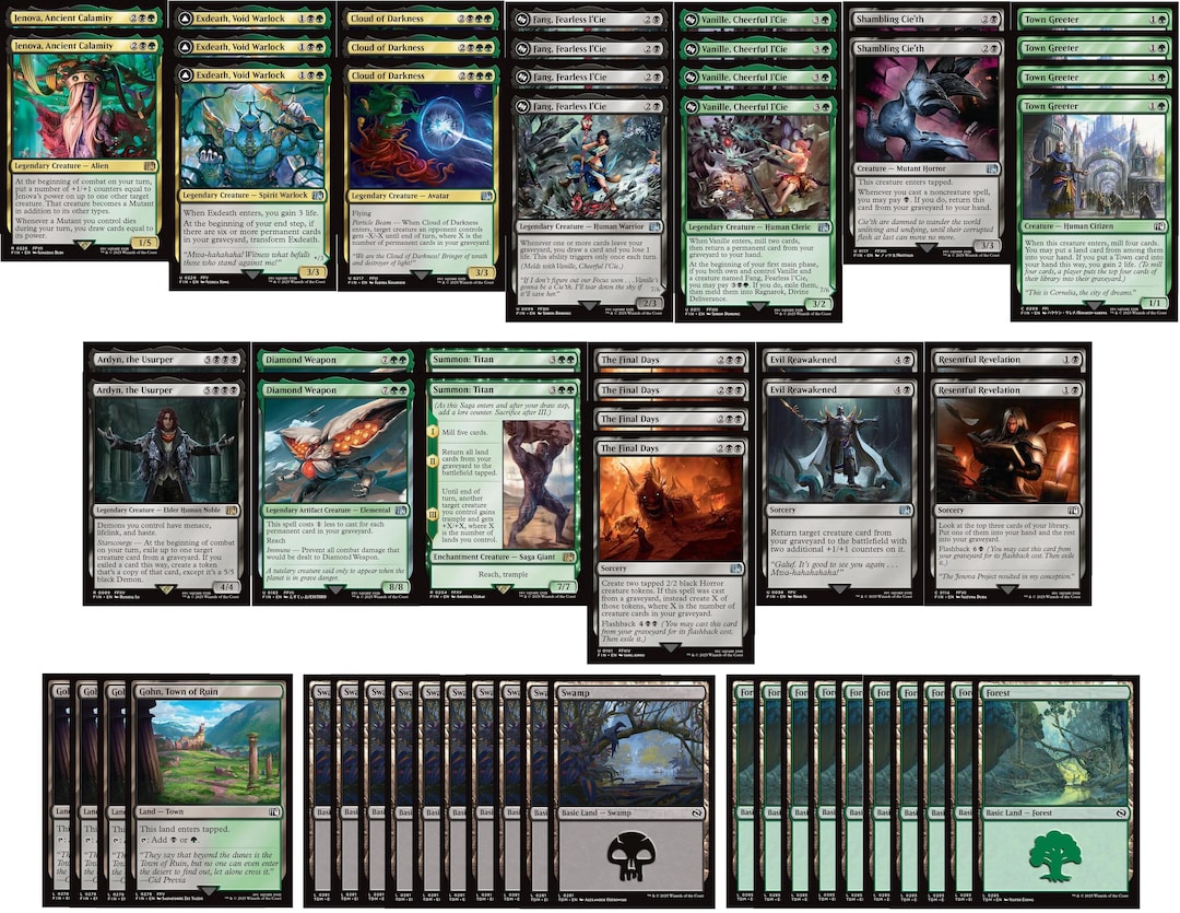 Final Fantasy Magic the Gathering Deck - Golgari Friedhof Wert - MTG ...