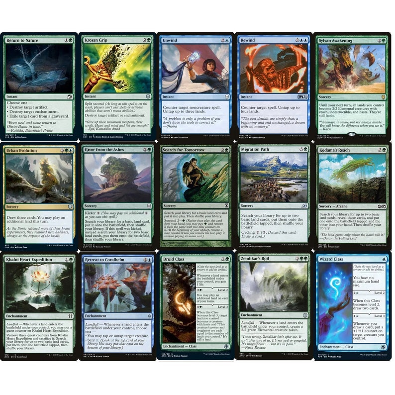 Commander Tatyova Landfall Deck - Simic - Blue Green - EDH -100 Card ...