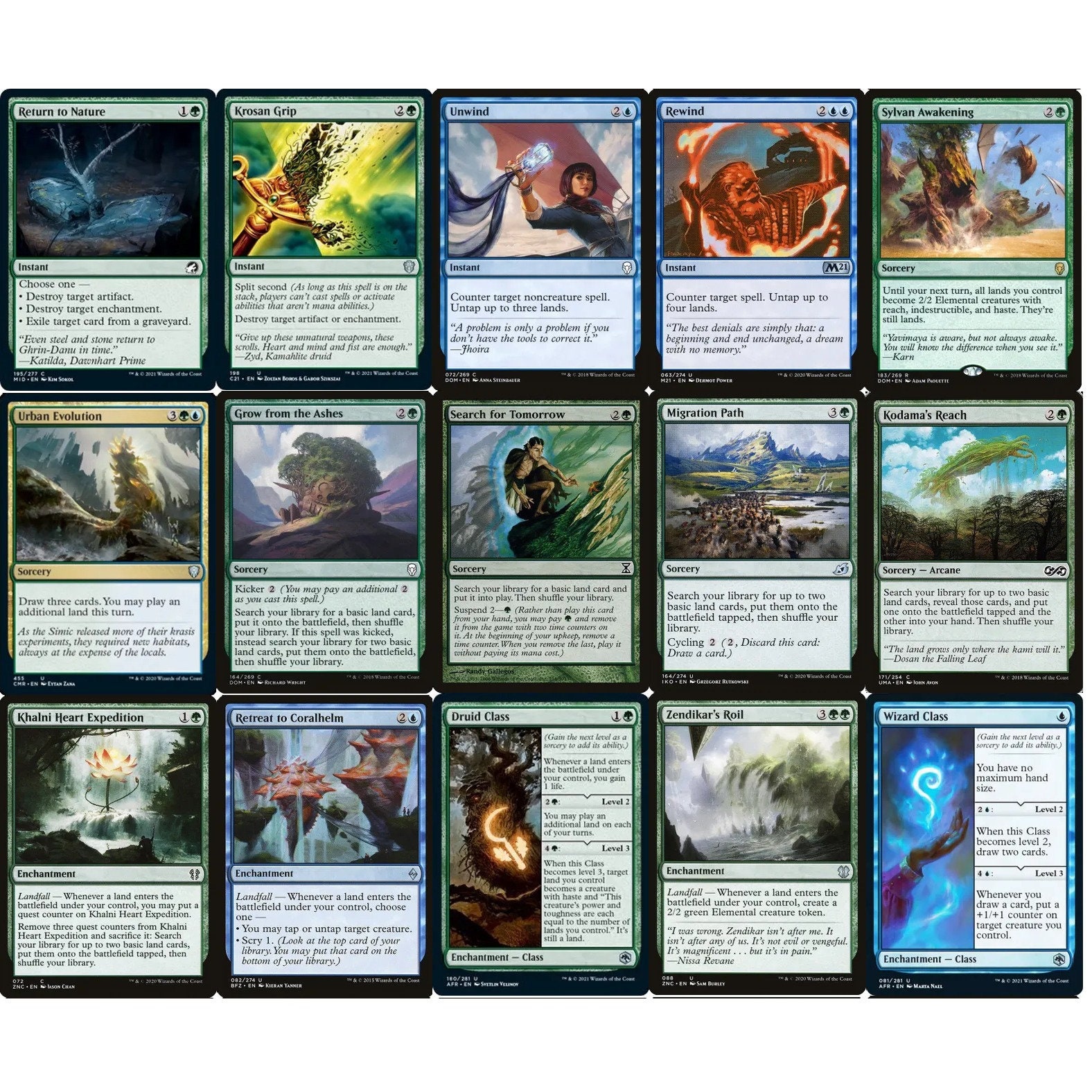 Commander Tatyova Landfall Deck - Simic - Blue Green - EDH -100 Card ...