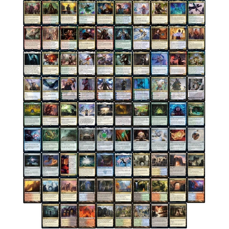 Elite Commander Legends Deck - Jodah - 5 Color - EDH -100 Card - MTG NM ...