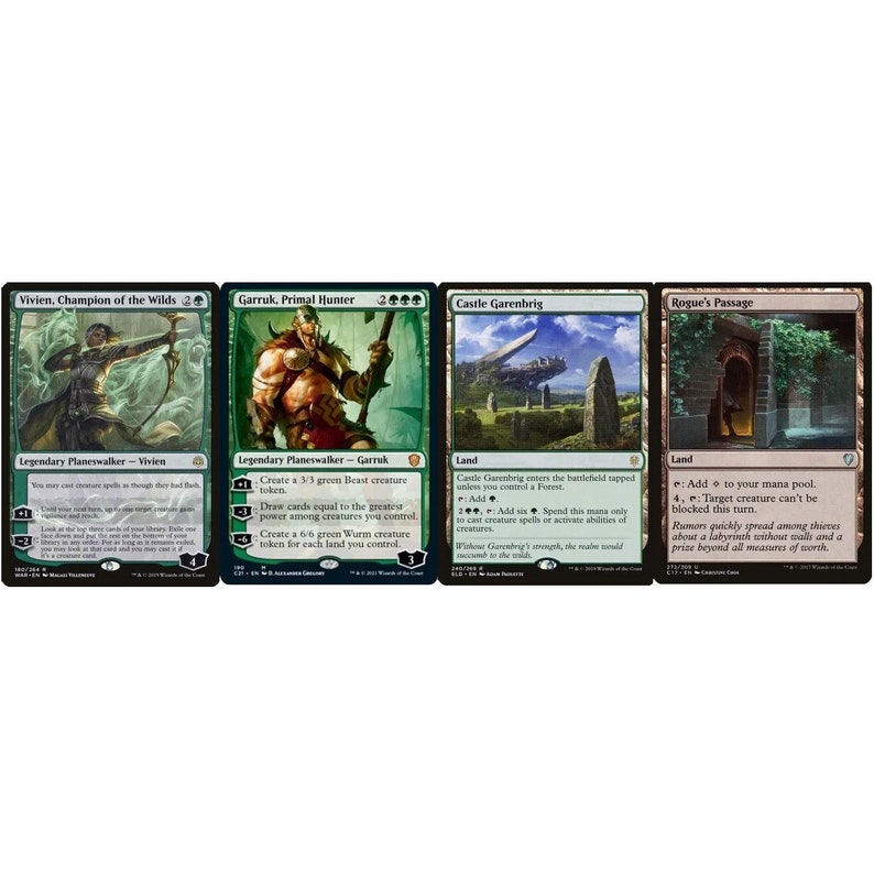 Commander Hydra Deck - Mono Green - EDH - Gargos -100 Card - MTG NM/M ...