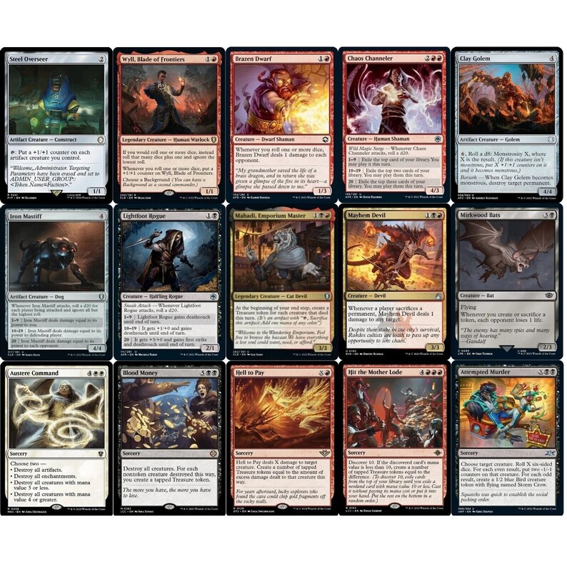 Elite Commander Dice Roll Deck - Mr. House - Strong - EDH - 100 Card ...