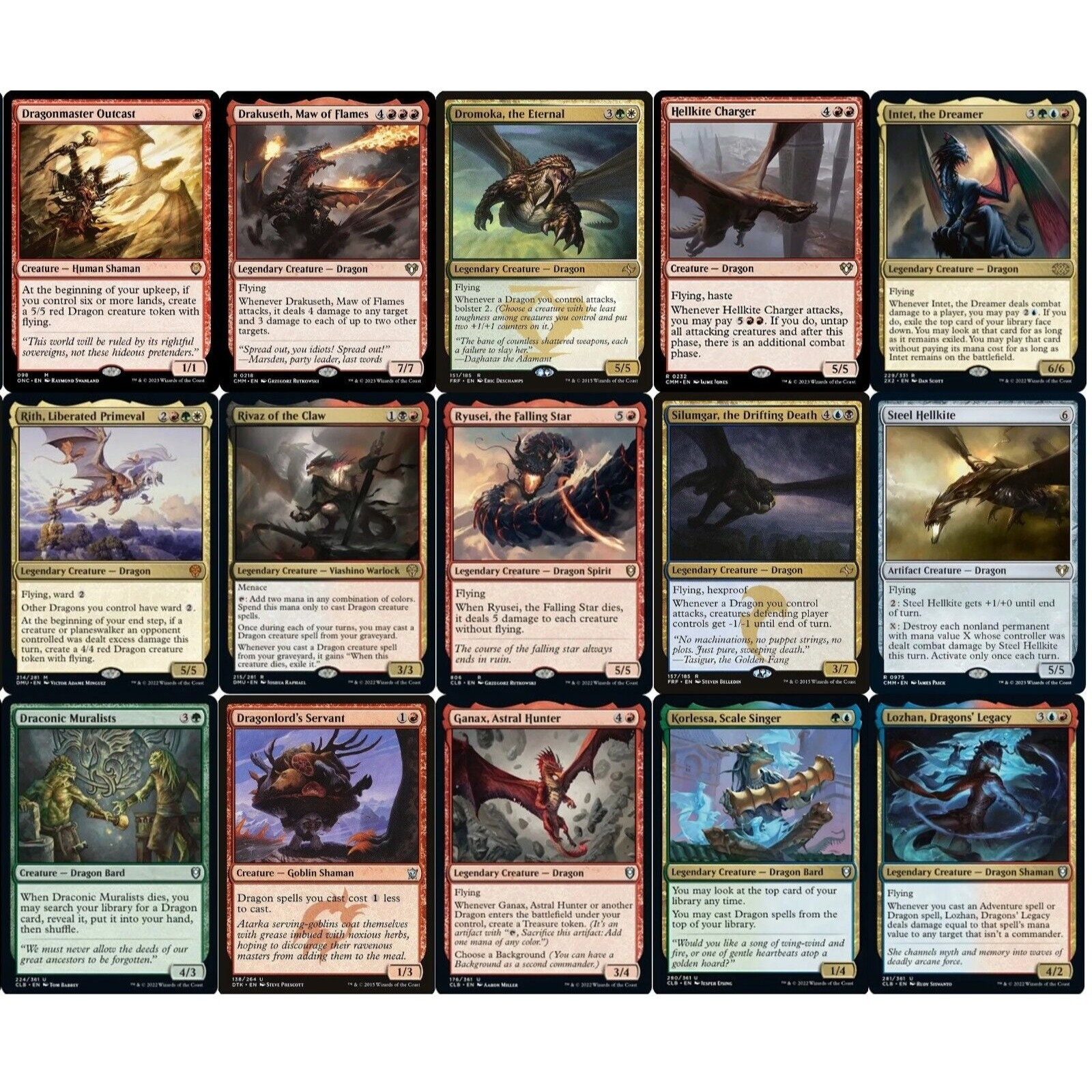 Elite Commander Dragon Deck - Ur-dragon - Cedh EDH - Powerful - 100 ...