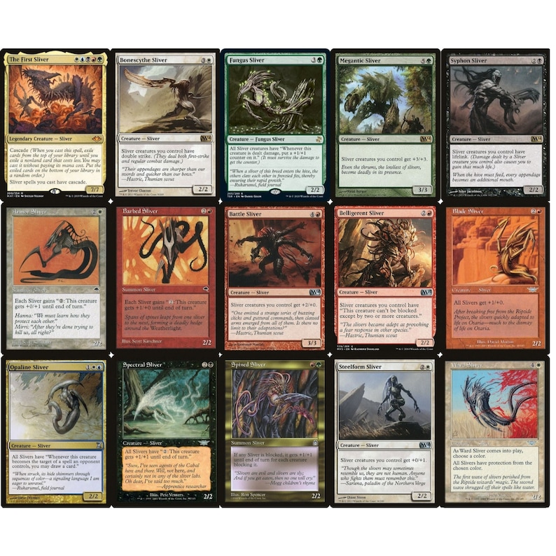 ELITE Commander Sliver Deck - EDH - the First Sliver - 100 Card - MTG ...