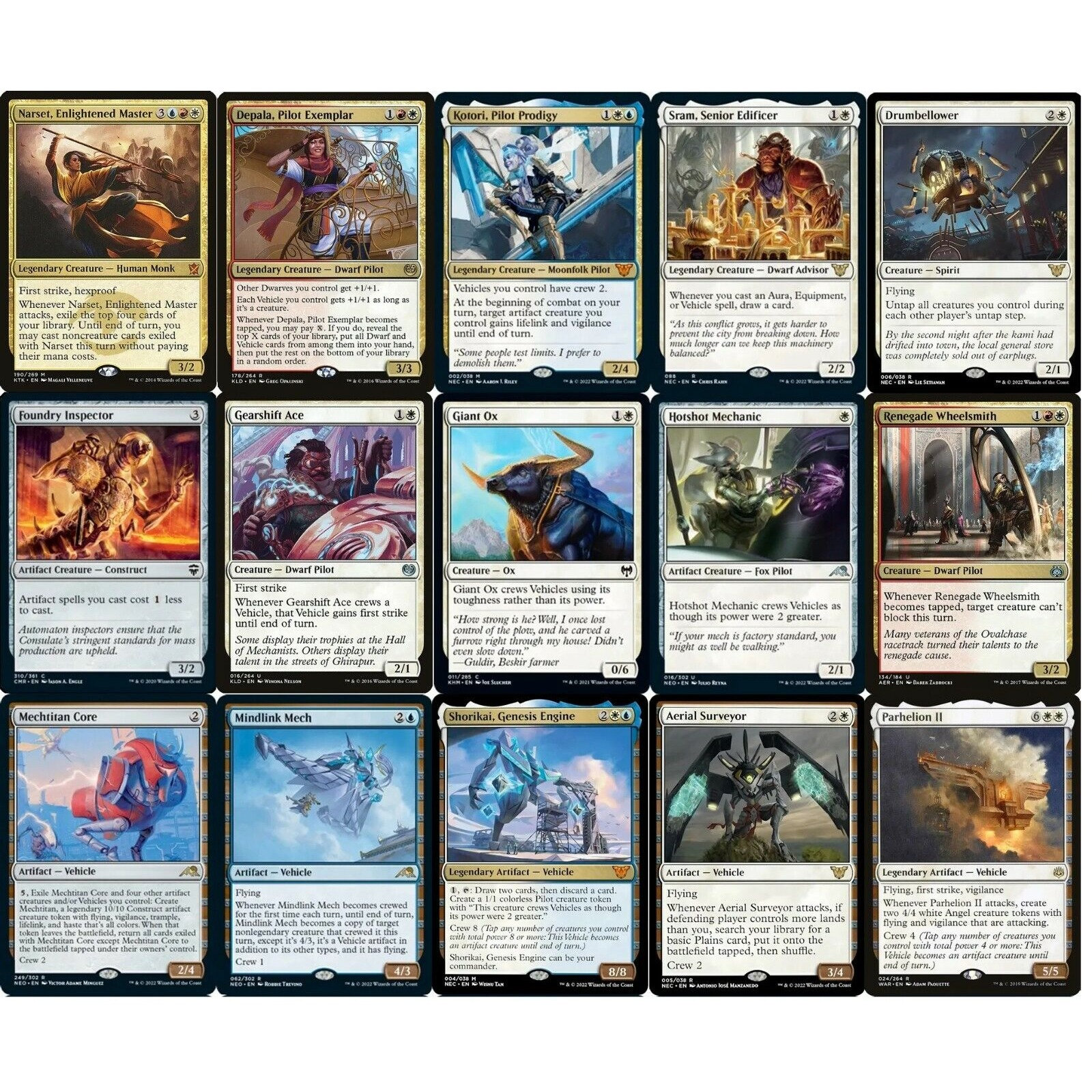 Elite Commander Jeskai Vehicles Deck Blue Red White EDH 100 Card MTG NM/M - Etsy