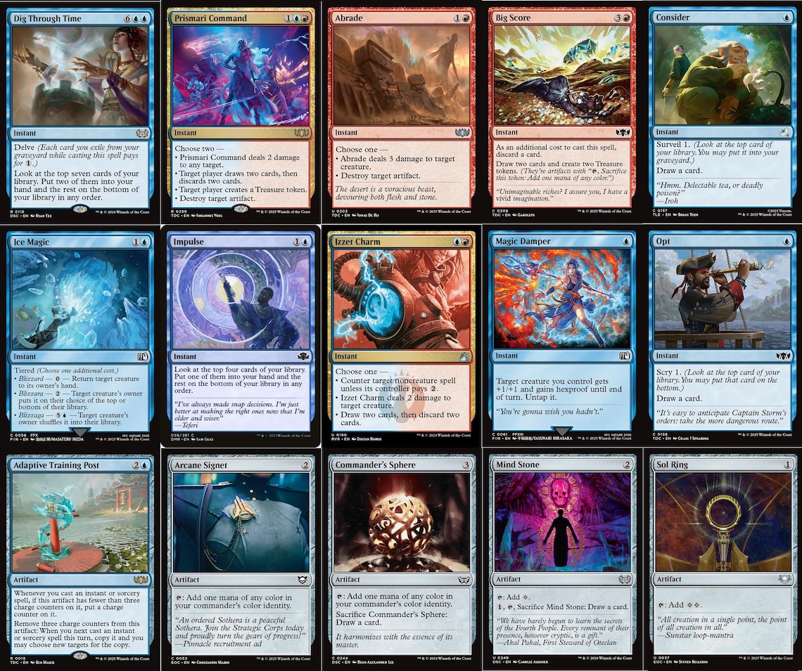 Vivi Ornitier Storm Commander Deck - Izzet - Magic the Gathering ...