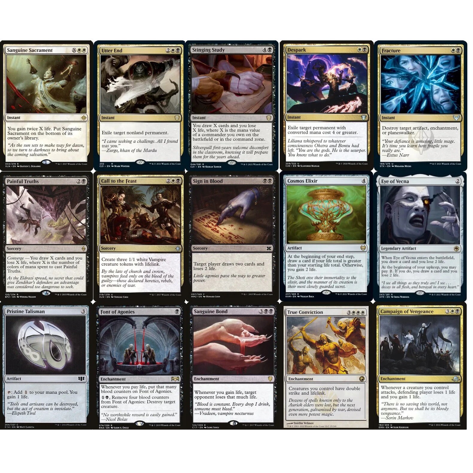 Elite Commander Mardu Vampire Deck Black Red White EDH 100 Card MTG NM/M - Etsy