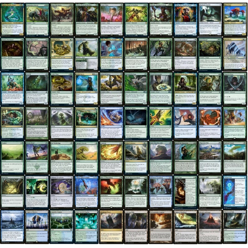 Commander Tatyova Landfall Deck - Simic - Blue Green - EDH -100 Card ...