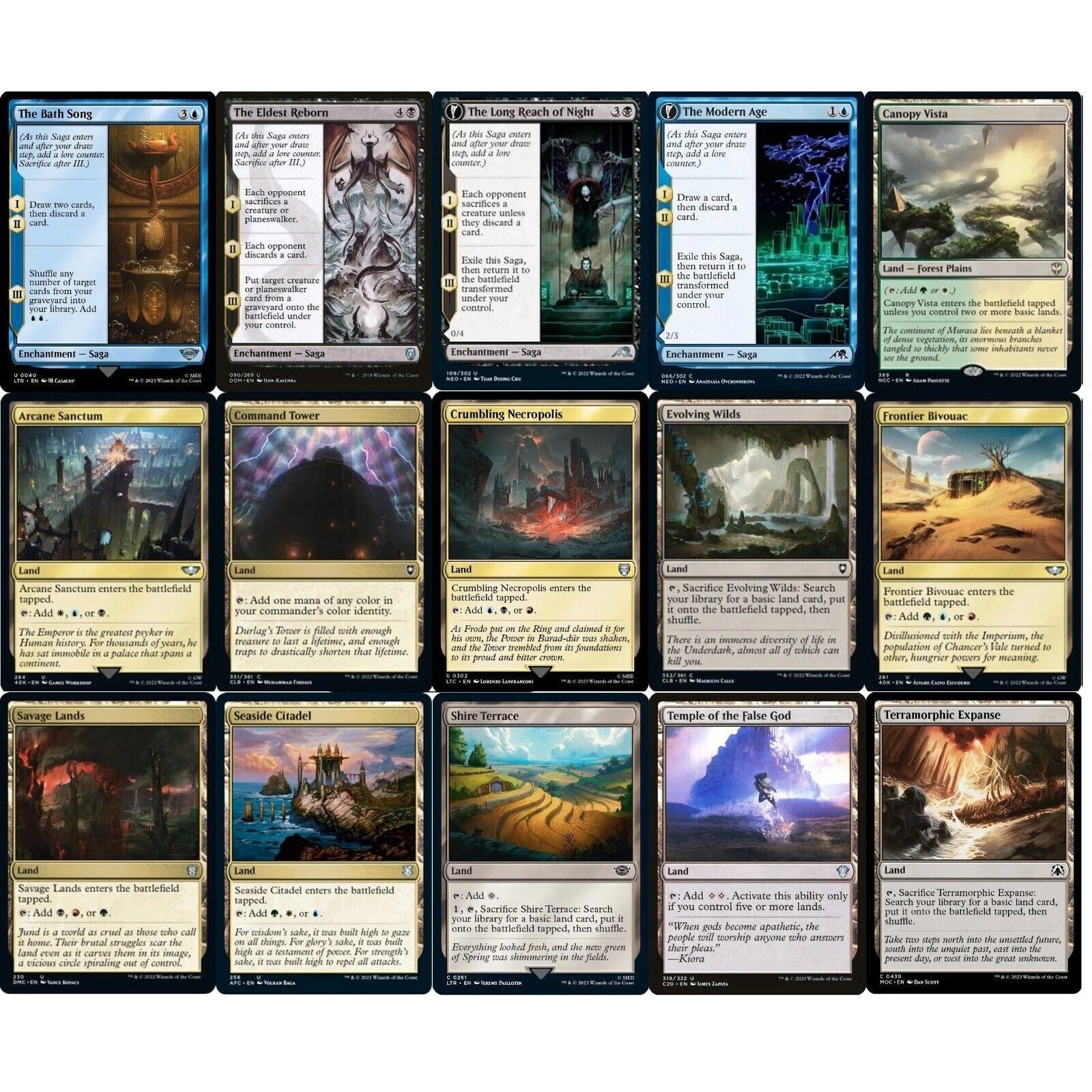 Commander Sagas Deck - Tom Bombadil - LOTR Lord of the Rings - 100 Card ...