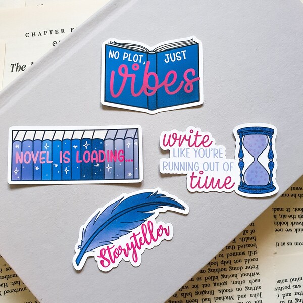 Writer Stickers - Etsy