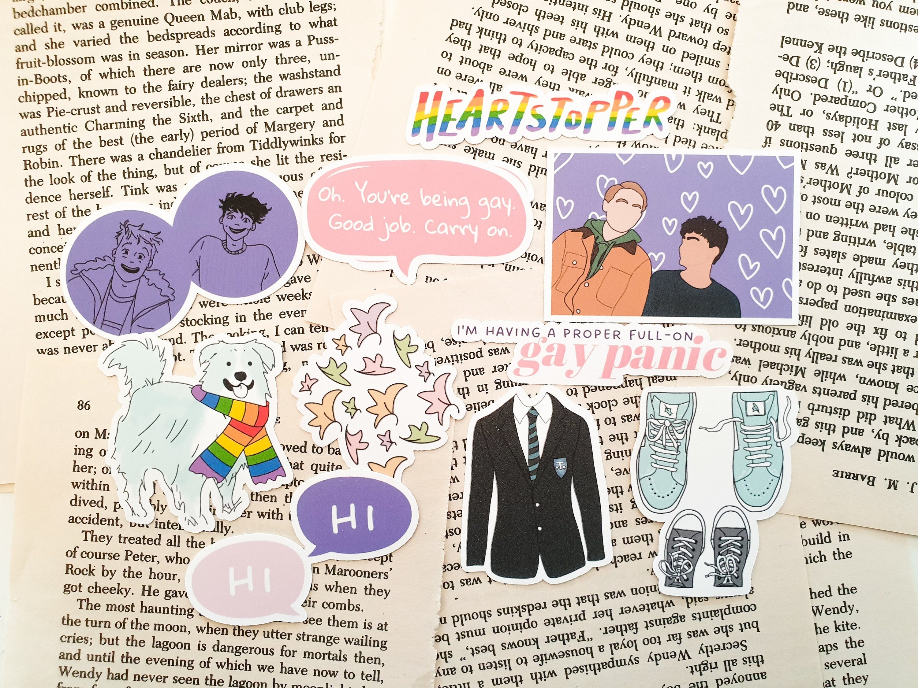 Heartstopper Matte Vinyl Stickers Stickers Inspired by Alice | Etsy ...