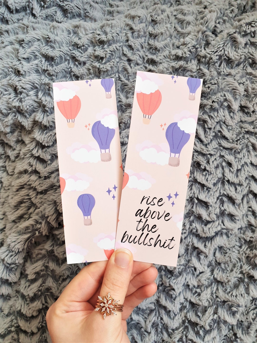 Rise Above the Bull Bookmark Inspirational Pastel Cute Bookmark - Etsy