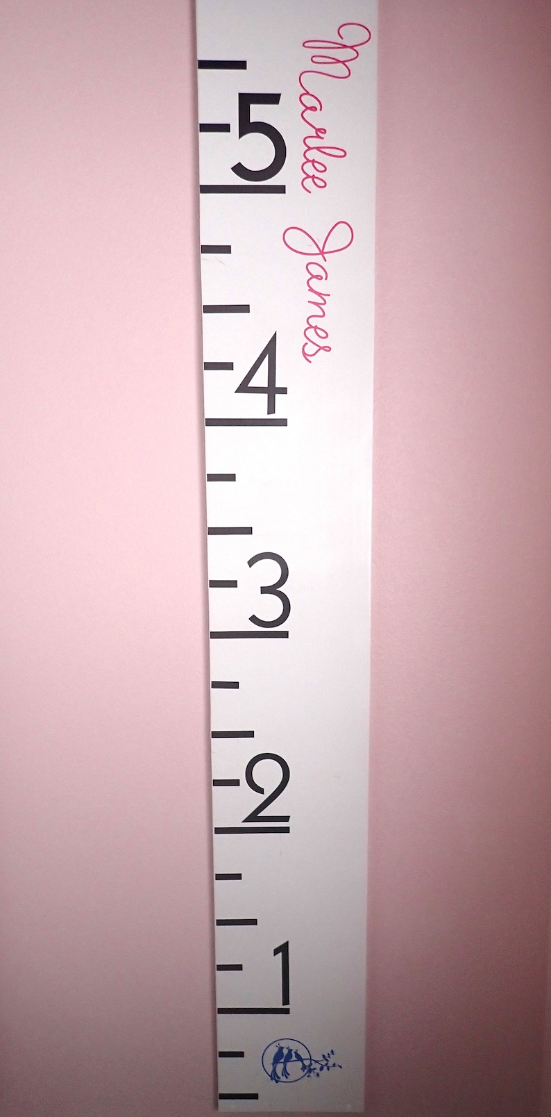 Growth Chart Ruler, Child’s Growth Chart, Wooden Growth Chart, Wooden ...
