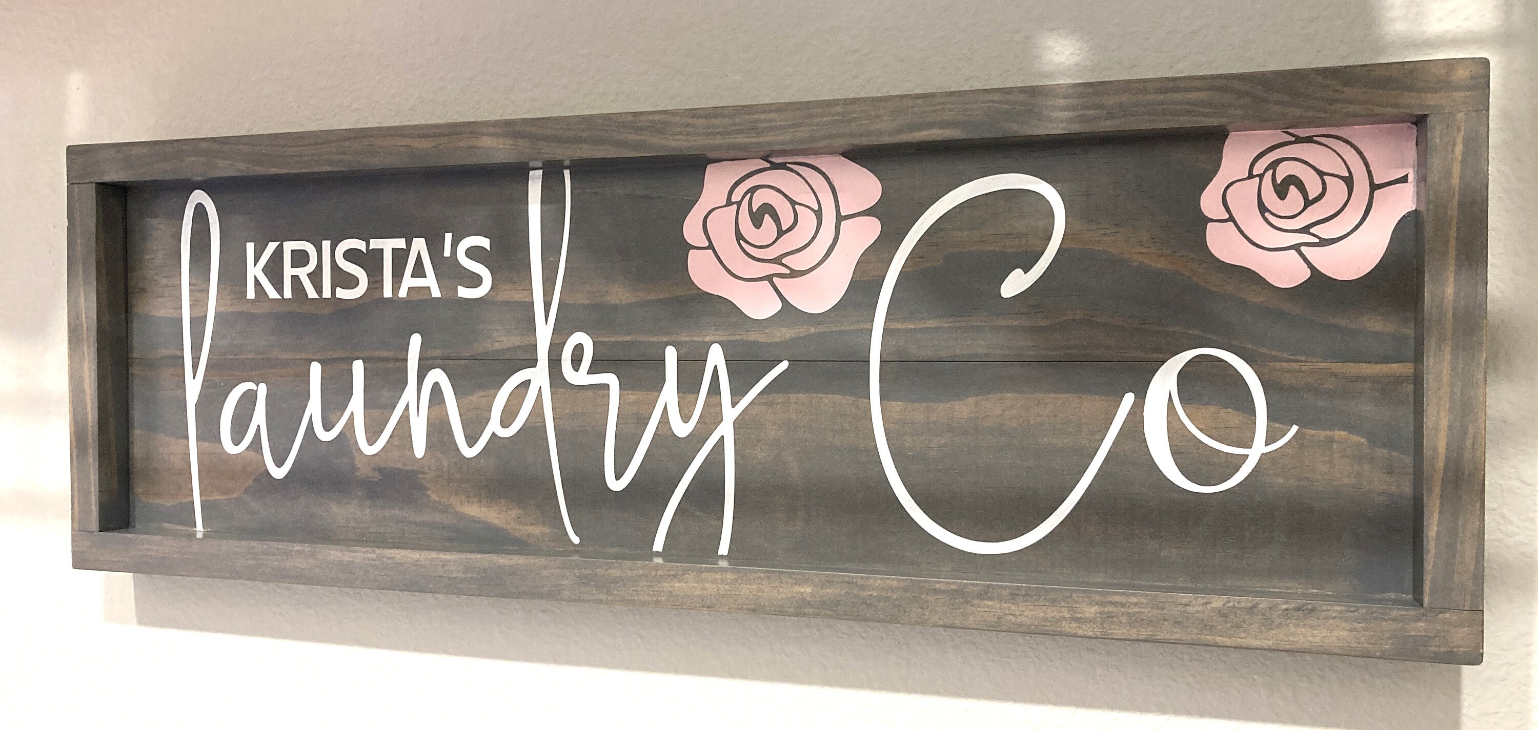 Laundry Room Sign, Laundry Sign, Wood Laundry Sign, Personalized ...