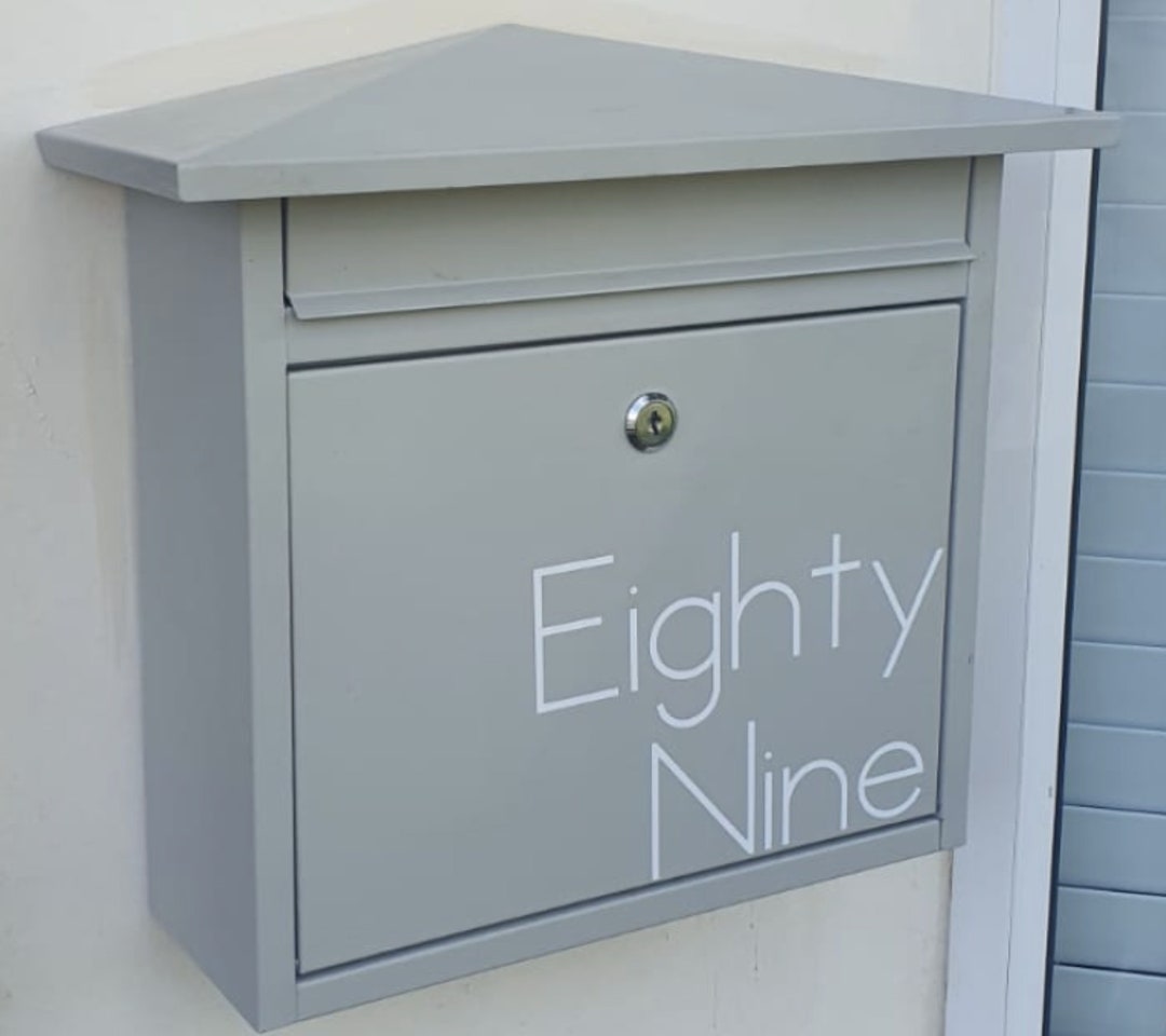 Letterbox House Number Sticker - Etsy UK