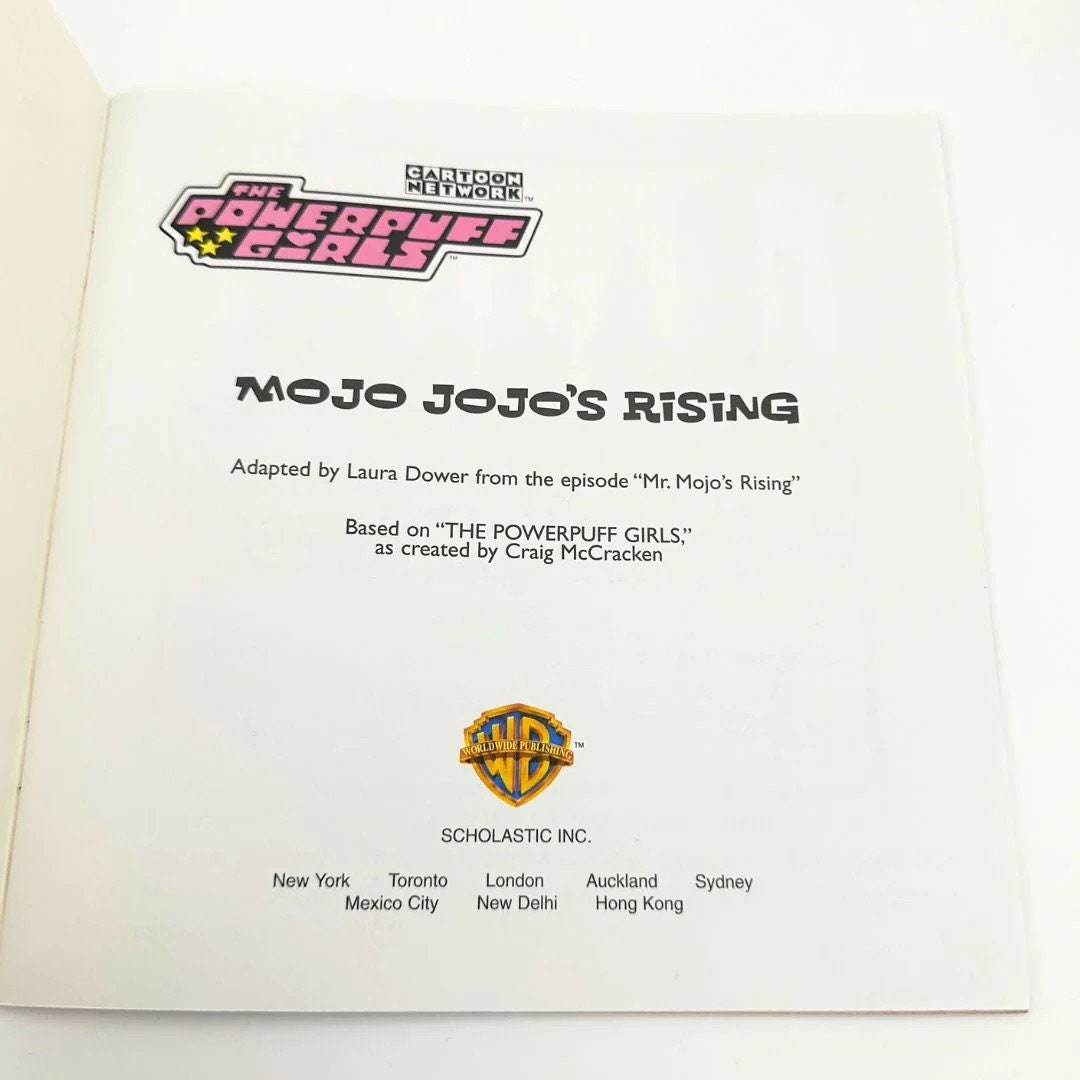 2000 the Powerpuff Girls Mojo Jojo's Rising Book - Etsy
