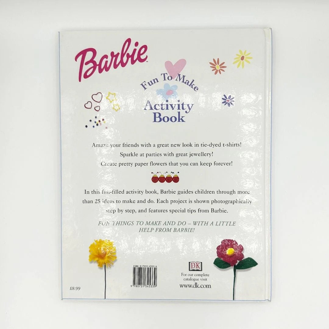 2000 Barbie Busy Day Activity Book - Etsy