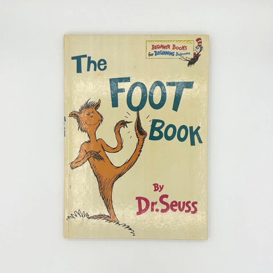 Vintage Hardcover Dr. Seuss the Foot Book - Etsy