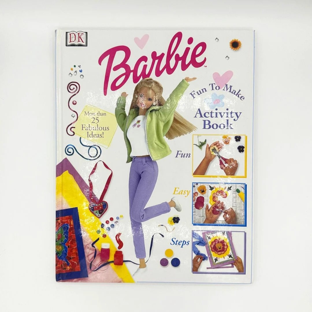 2000 Barbie Busy Day Activity Book - Etsy