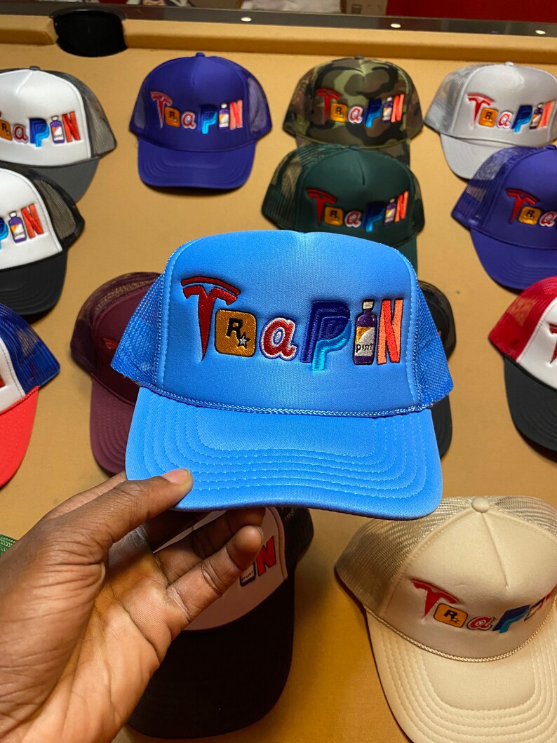 Trappin Trucker Hat NEW COLORS - Etsy