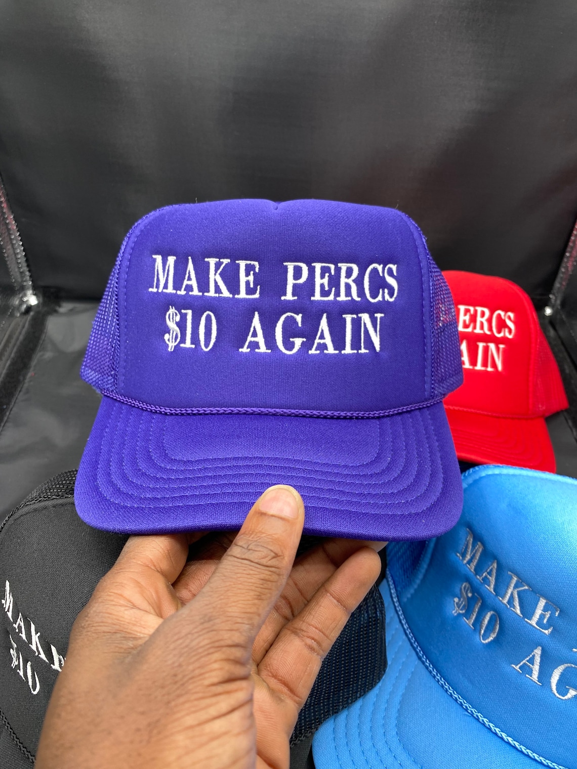 Make Percs 10 Again Trucker - Etsy