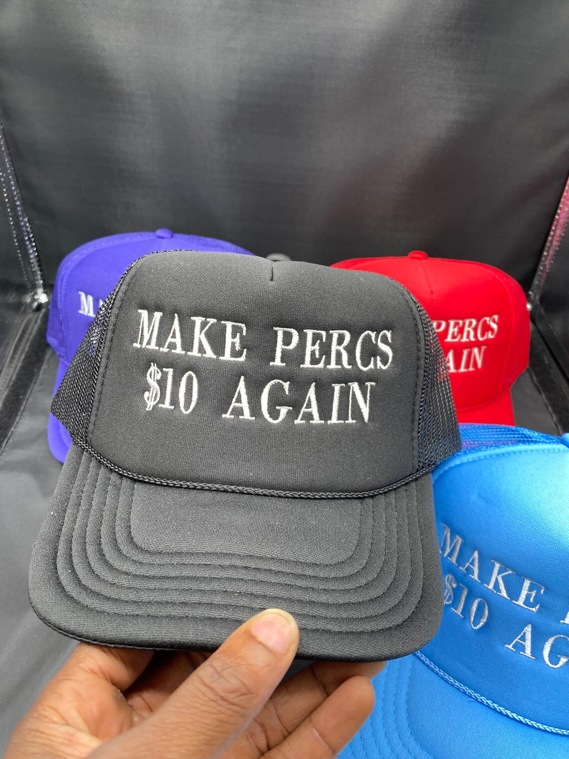 Make Percs 10 Again Trucker - Etsy