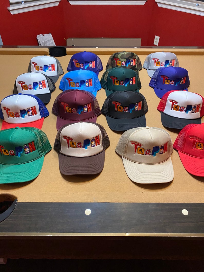 Trappin Trucker Hat NEW COLORS - Etsy