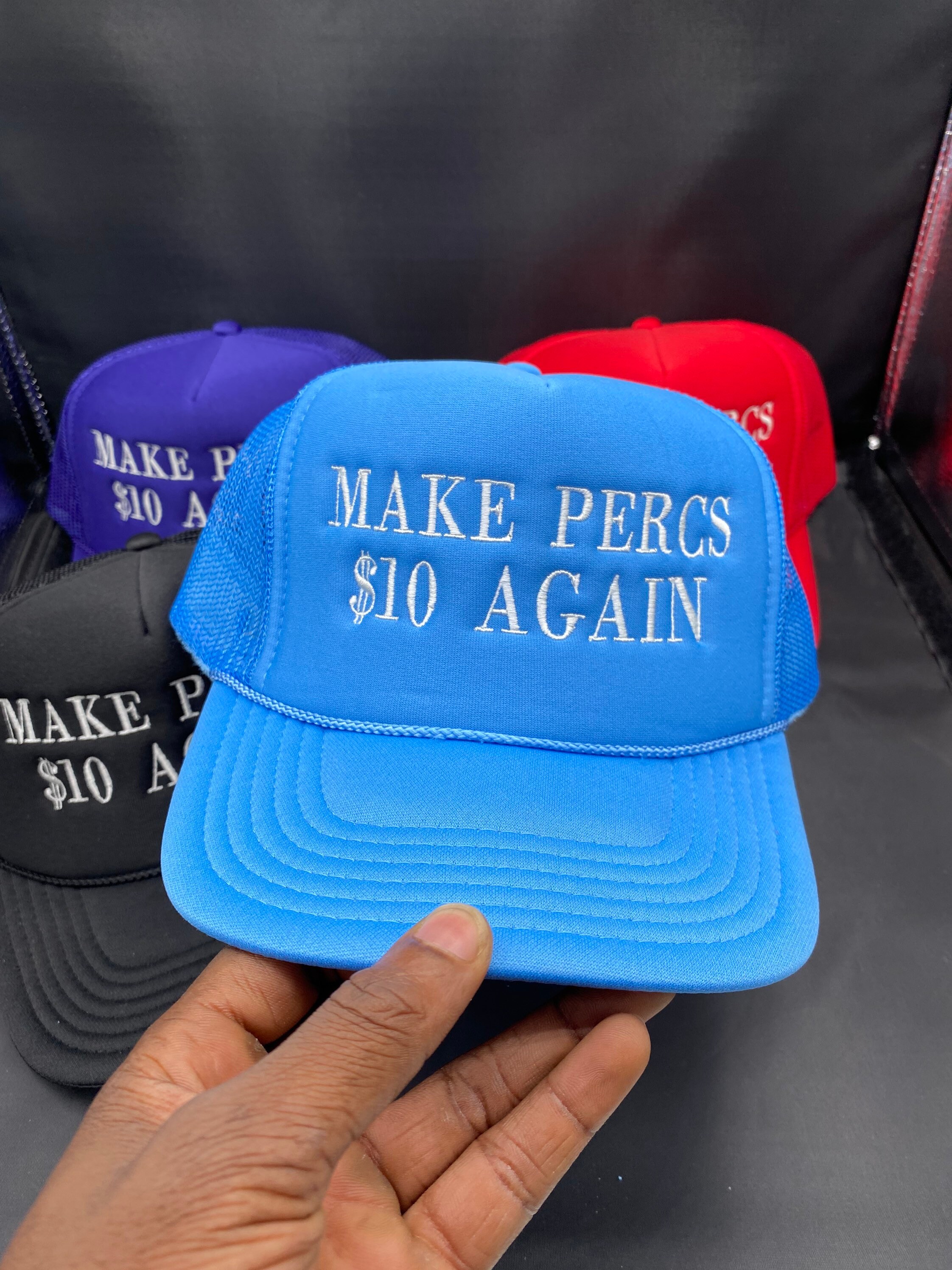 Make Percs 10 Again Trucker - Etsy
