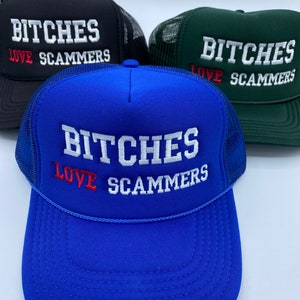 Love Scammers Trucker Hat - Etsy