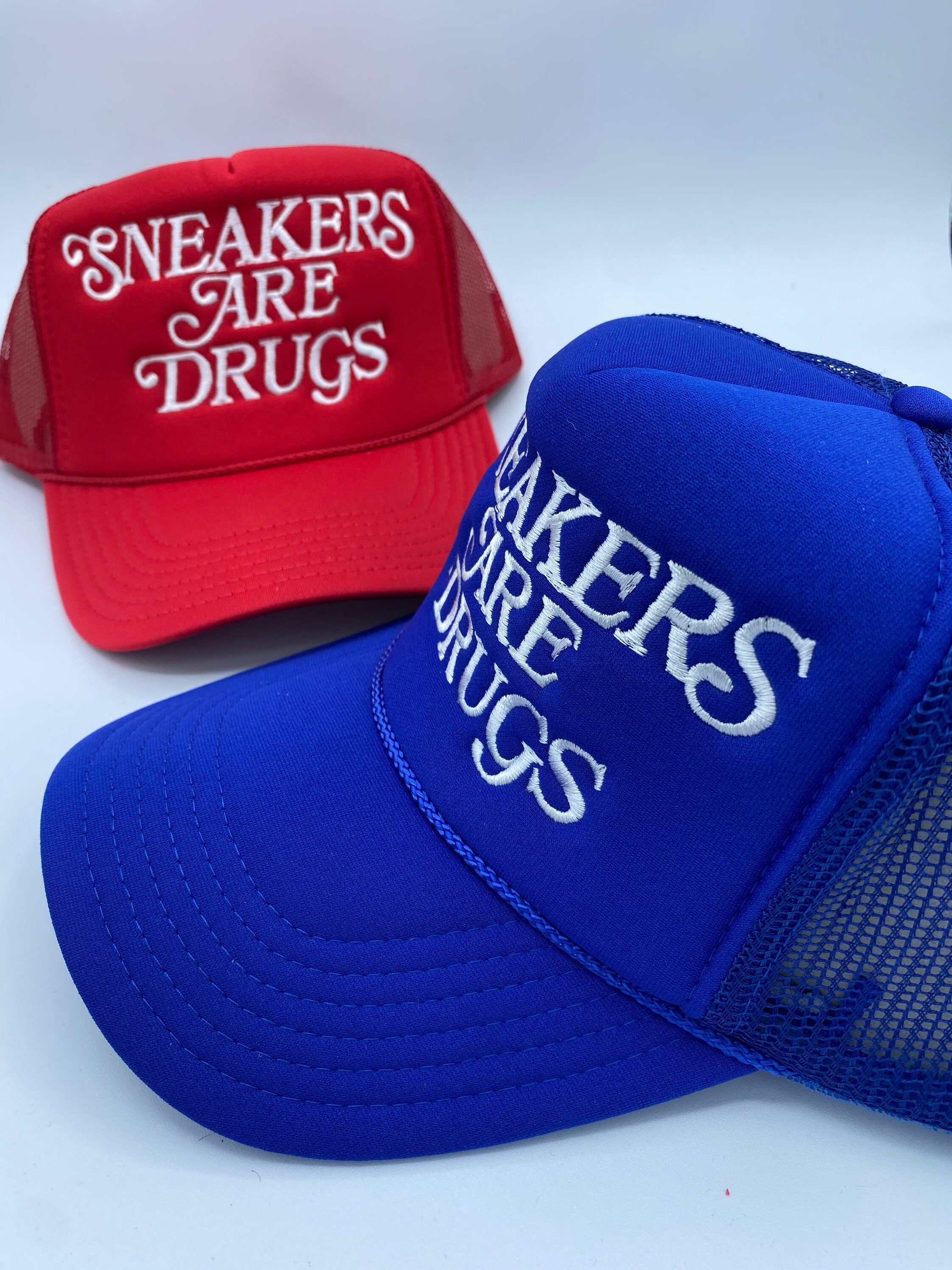 Sneakers Are Drugs Trucker Hat Adjustable Hat Snapback Custom - Etsy