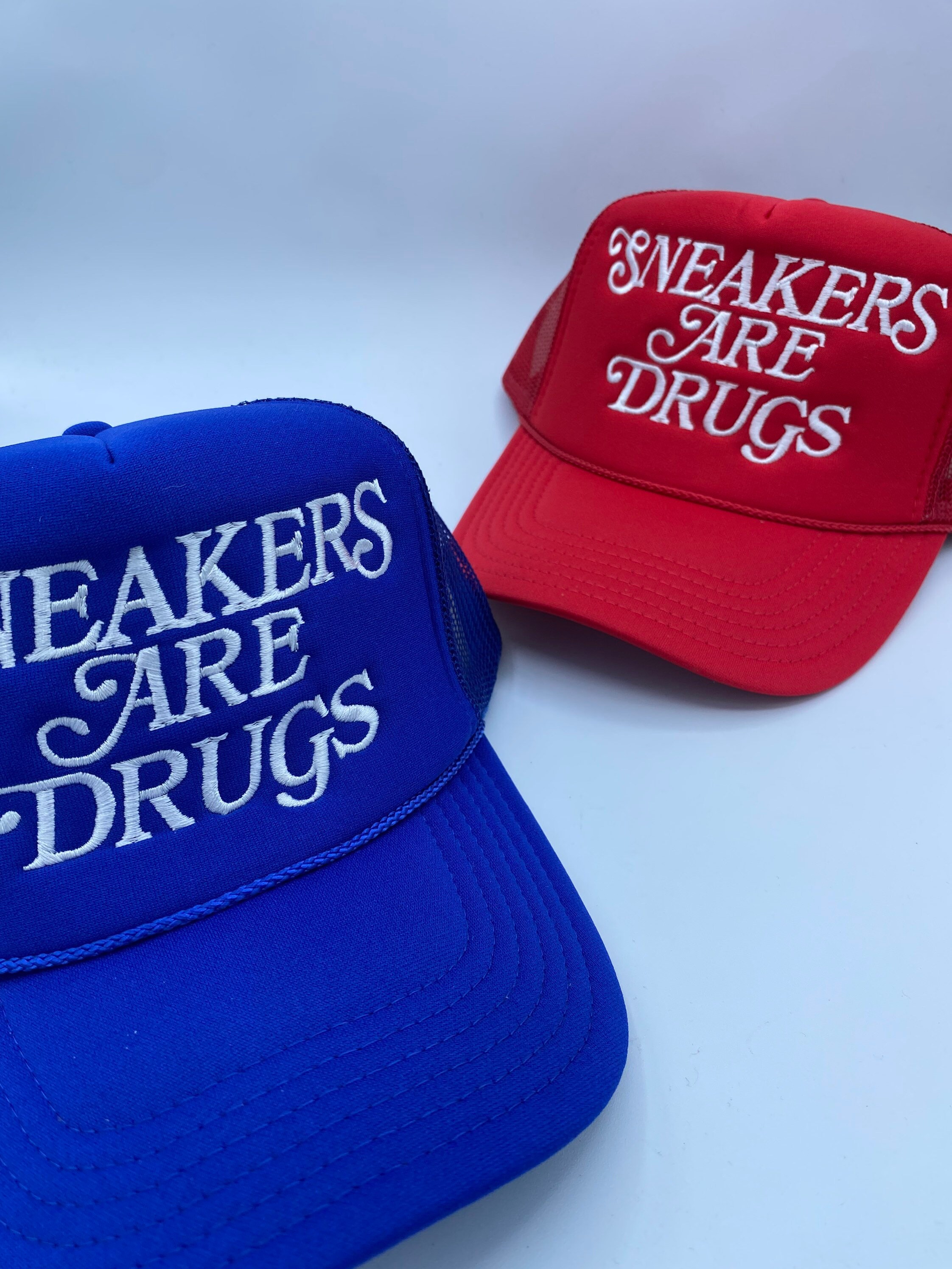 Sneakers Are Drugs Trucker Hat Adjustable Hat Snapback Custom - Etsy