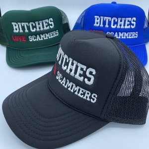 Love Scammers Trucker Hat - Etsy