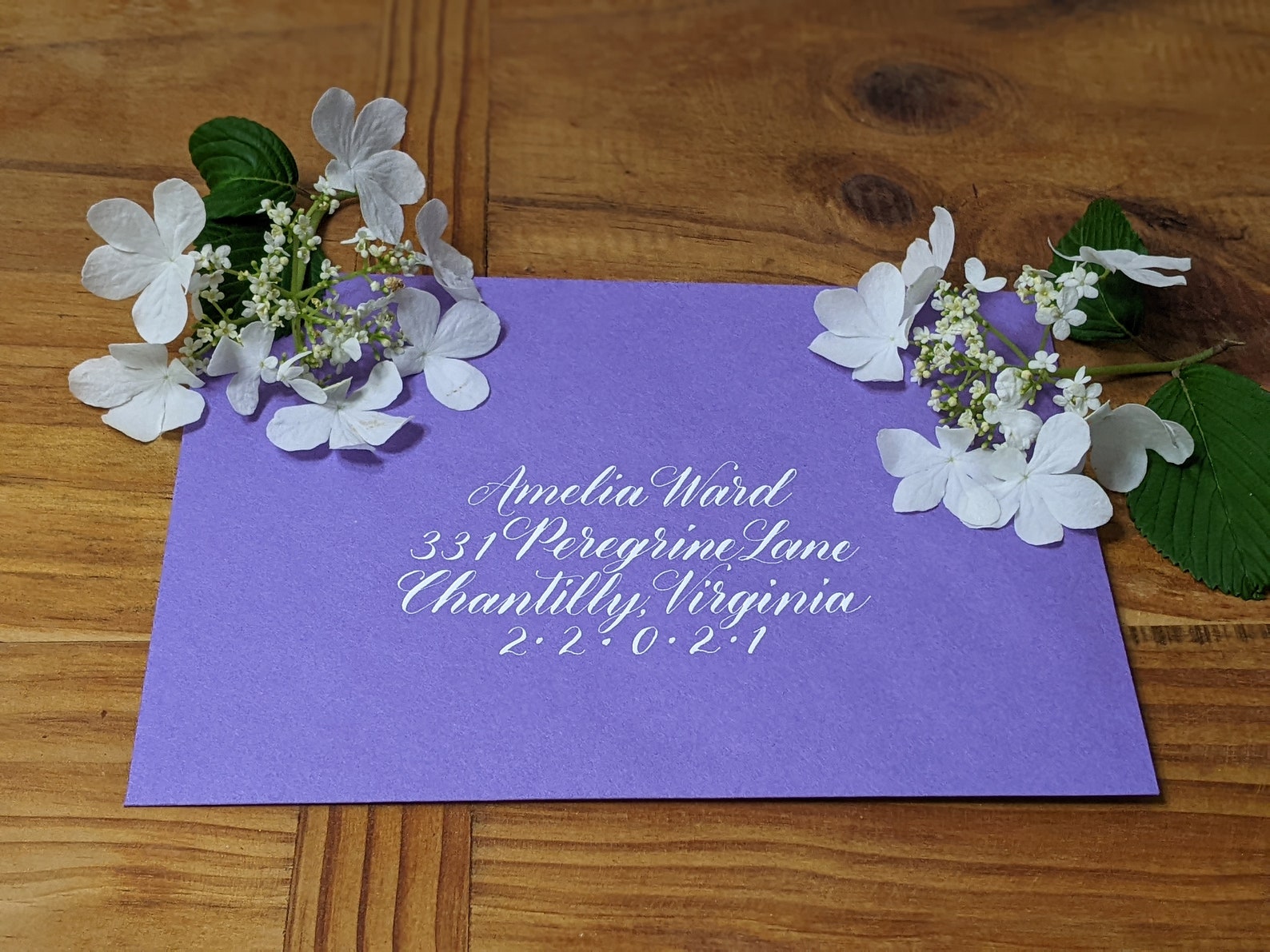 Tess Style Wedding Envelope Calligraphy • Sample • Do Not Buy! - Etsy