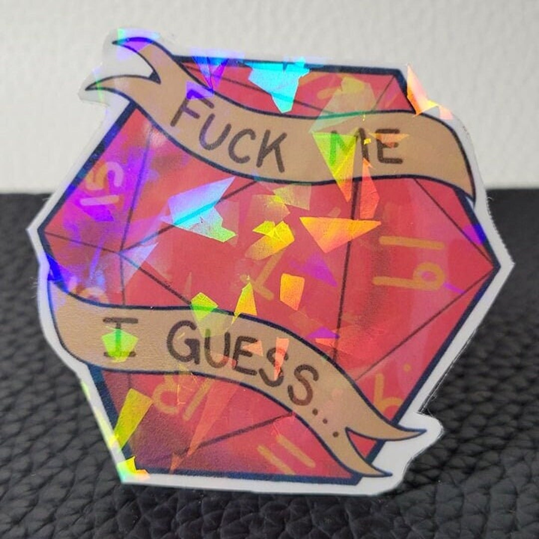 Unfortunate Roll Holographic Sticker - Etsy