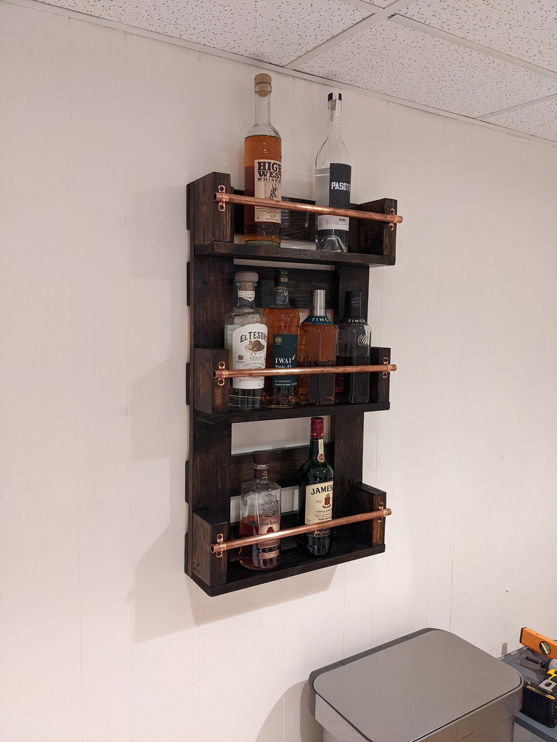 Bourbon/bottle Rack - Etsy