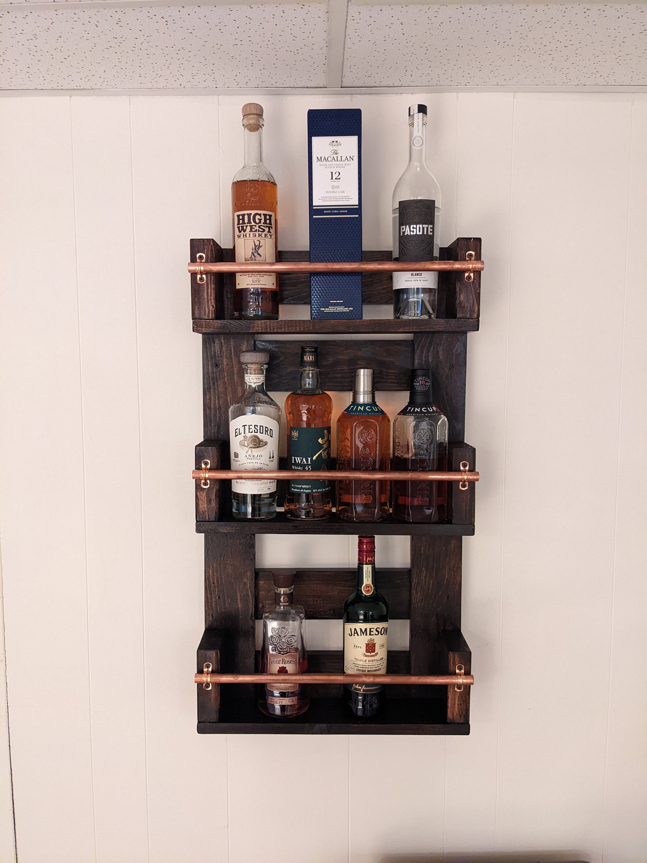 Bourbon/bottle Rack - Etsy