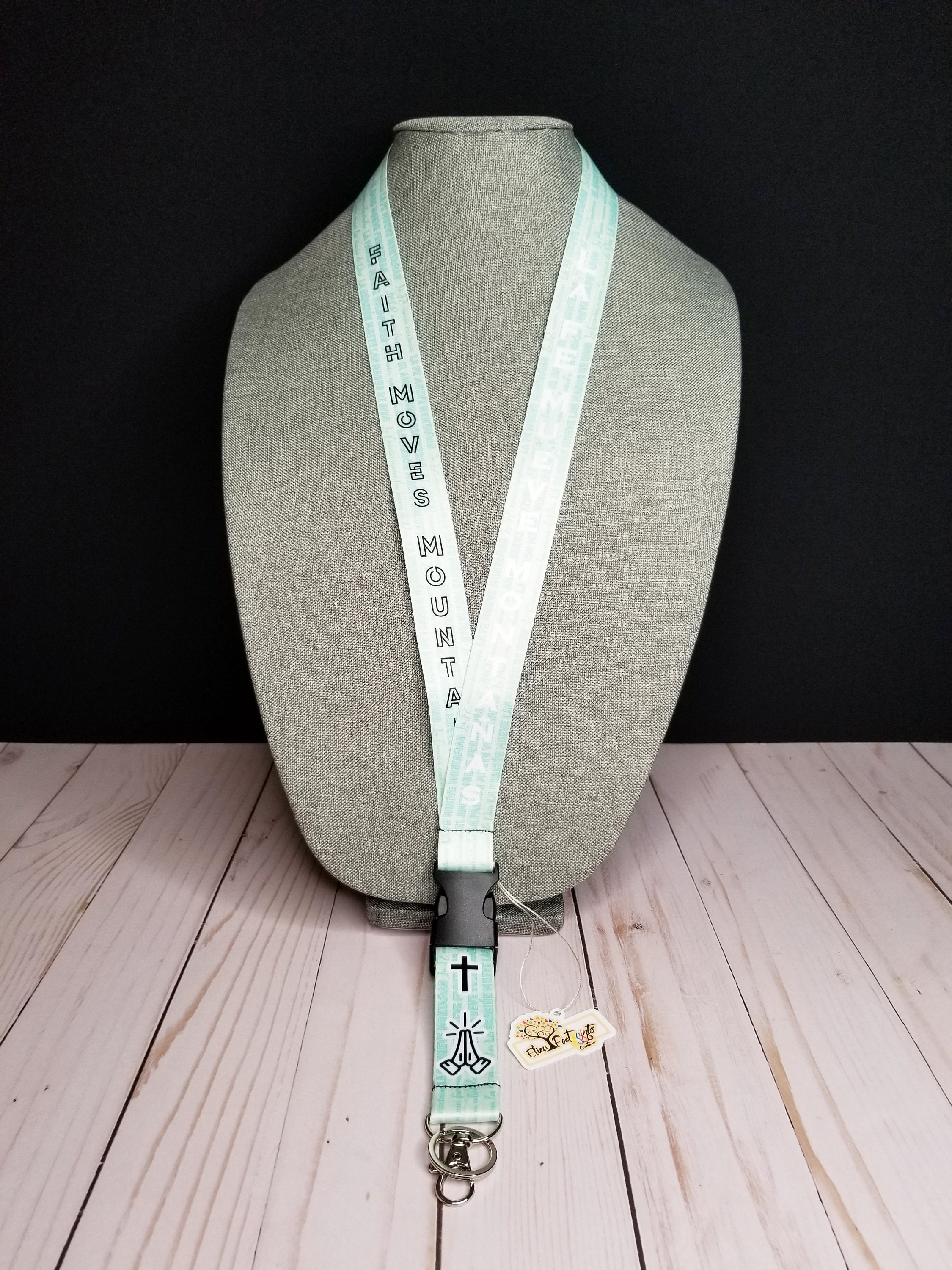Faith Lanyard Handmade - Unique Lanyard - Key Holder Lanyard, Release ...