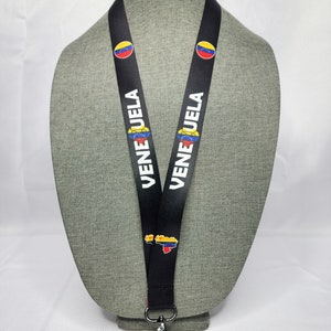 Venezuela Lanyard for Keys or ID Badge, Venezuela Bandera, Venezuela ...