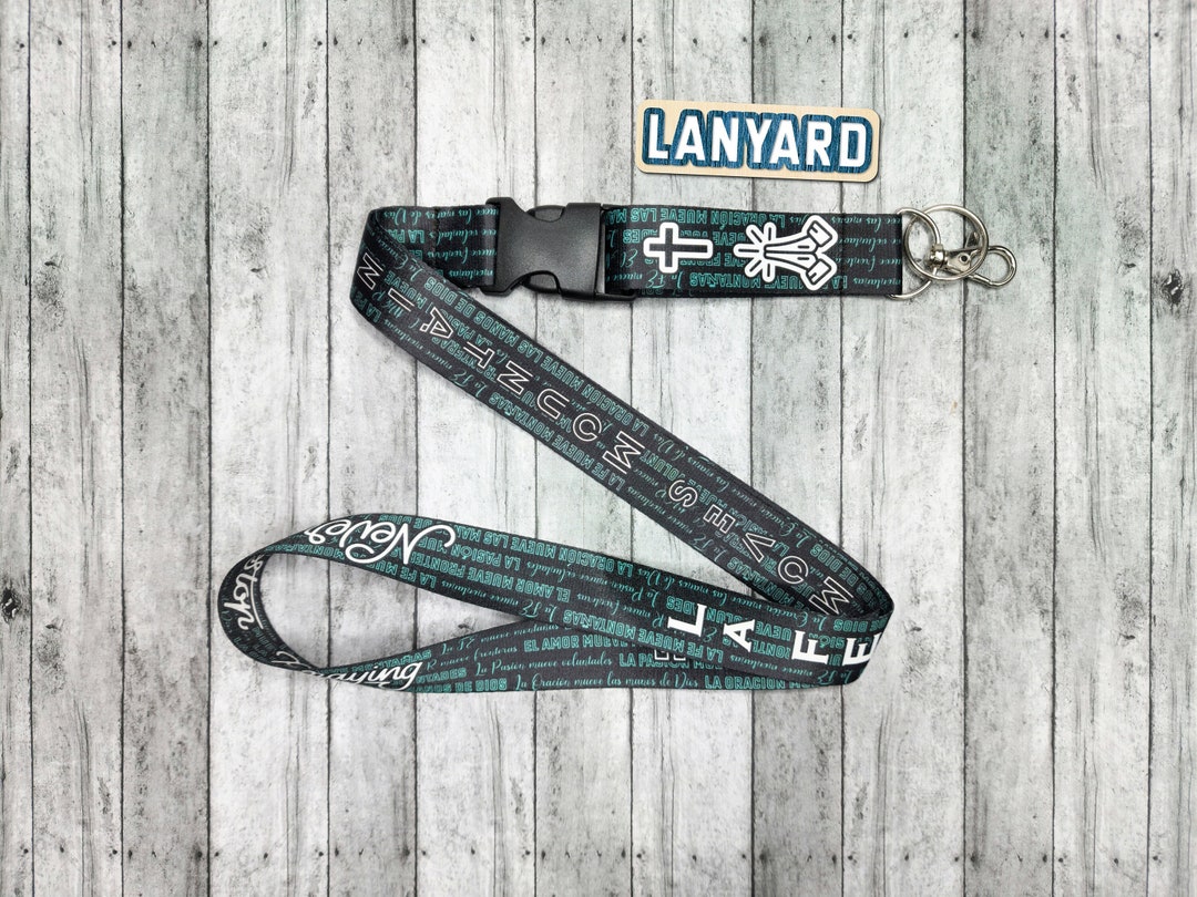 Faith Lanyard Handmade - Unique Lanyard - Key Holder Lanyard, Release ...
