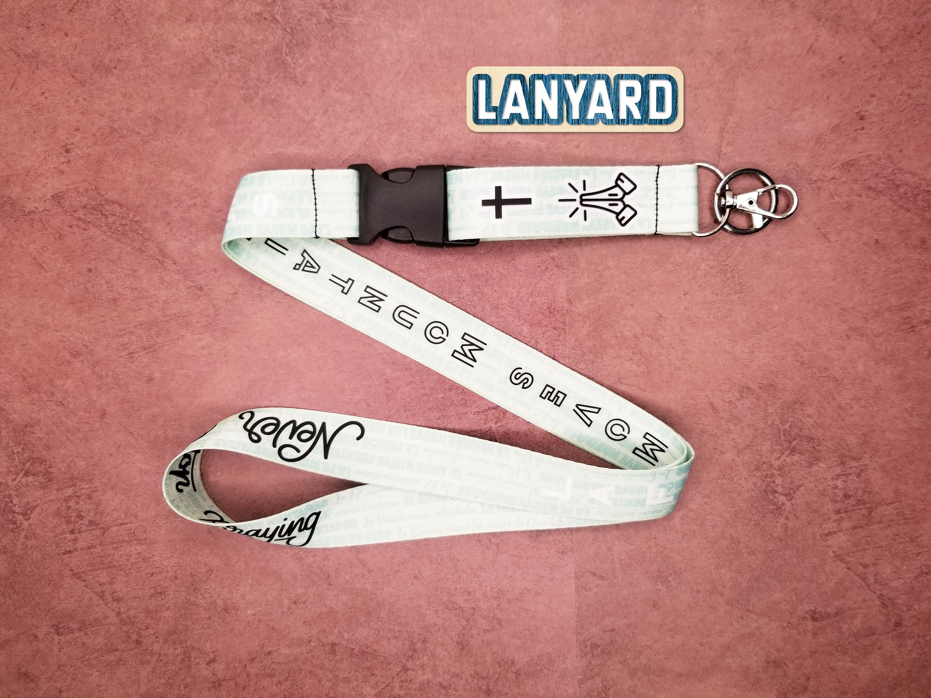 Faith Lanyard Handmade - Unique Lanyard - Key Holder Lanyard, Release ...