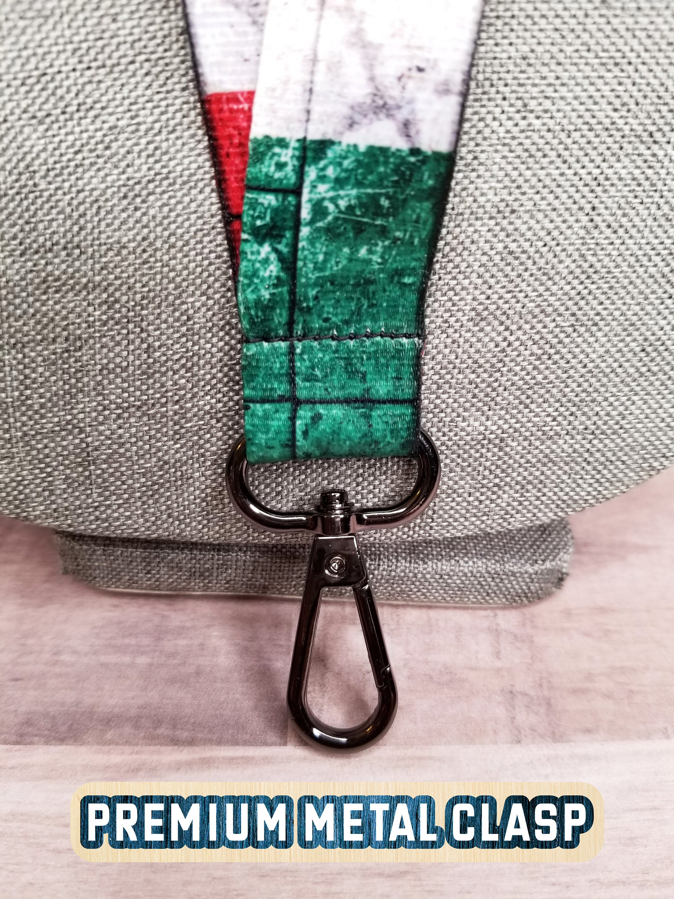 Mexican Lanyard for Keys or ID Badge, Mexico Flag Keychain - Etsy