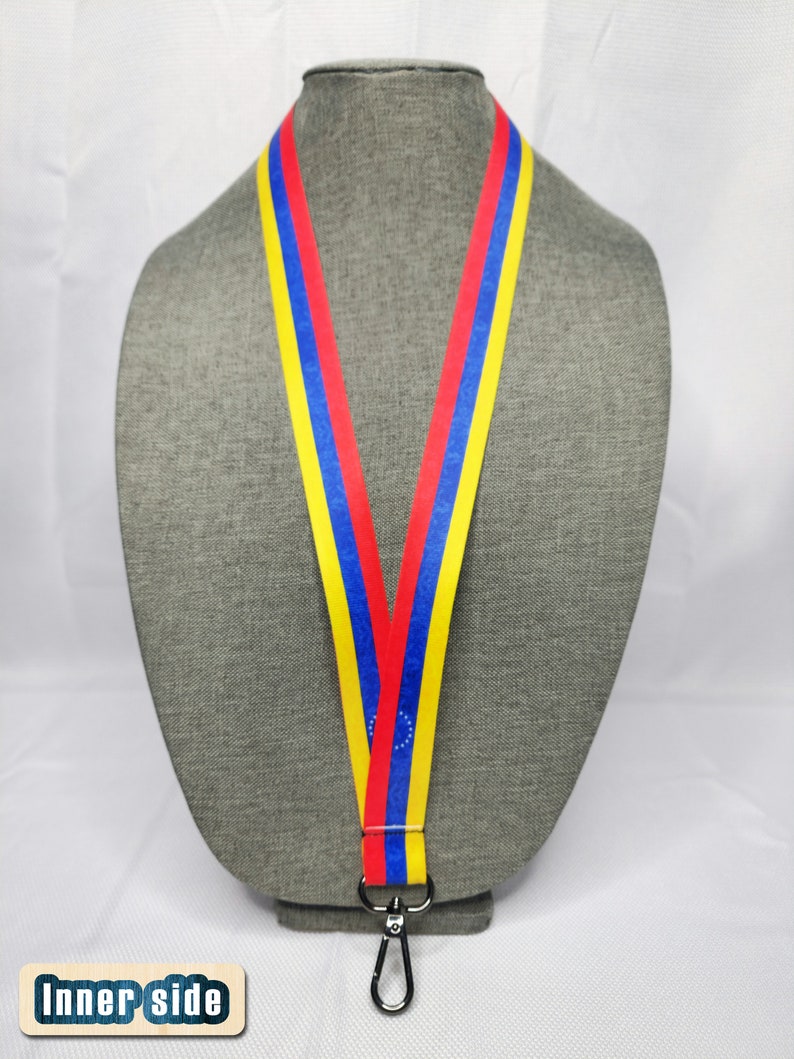 Venezuela Lanyard for Keys or ID Badge, Venezuela Bandera, Venezuela ...