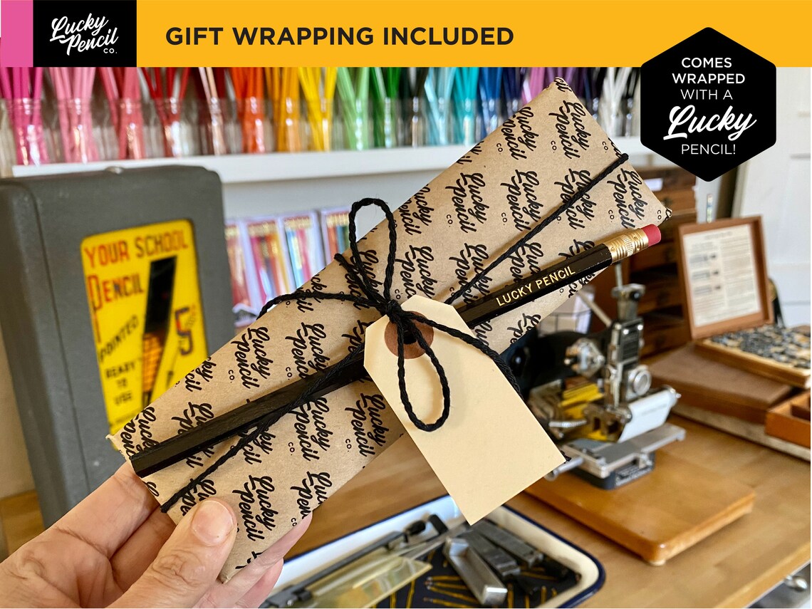 Personalized Pencil Set Custom Pencils Engraved Pencil Foil - Etsy