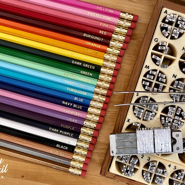 Personalized Pencils - Etsy