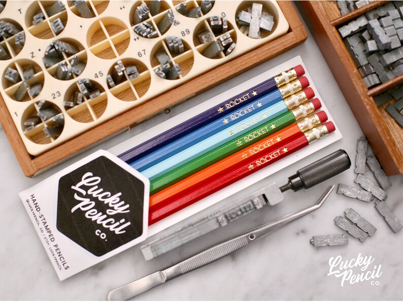 Custom Pencils. Mix and Match Pencil Set. Personalized - Etsy