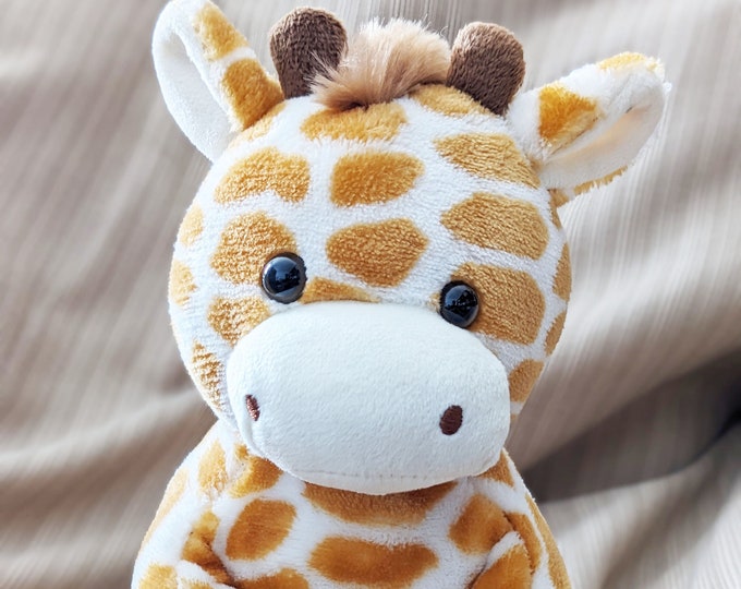 Personalized Giraffe Plush Giraffe Stuffed Animal Super Soft 7.5in Tall ...