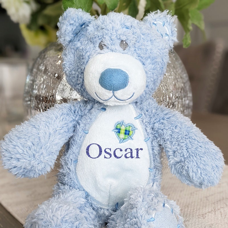 Teddy Bear Blue - Etsy